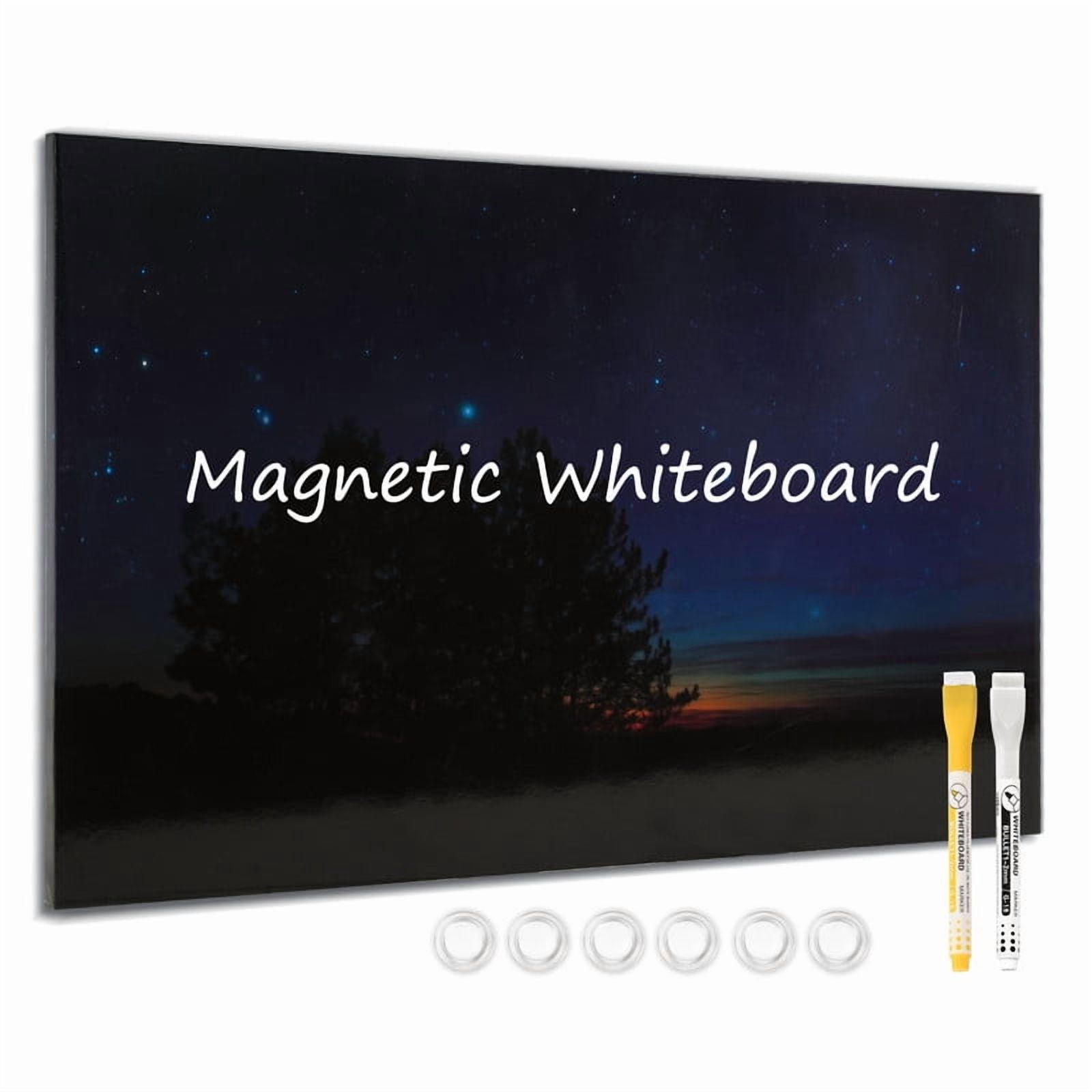 Magnetic Whiteboard Dry Erase White Board 16"x24" Decorative White ...