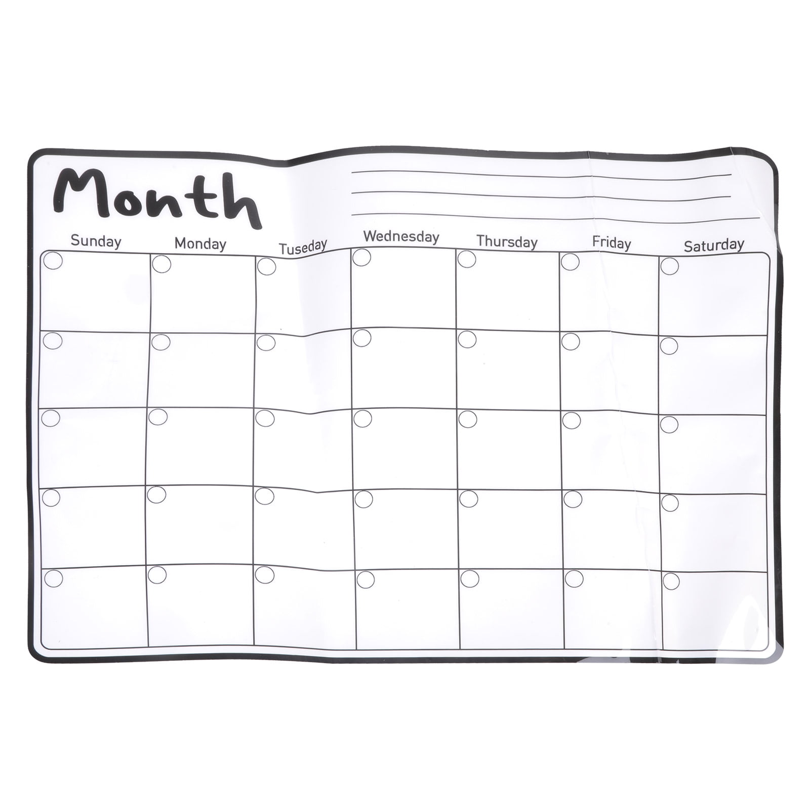 Magnetic Whiteboard Monthly & Weekly Calendar Whiteboard for ...
