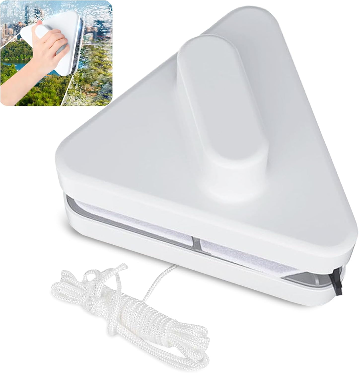 Magnetic Windshield Cleaner Tool, Double-Sided Window Cleaner Glass ...