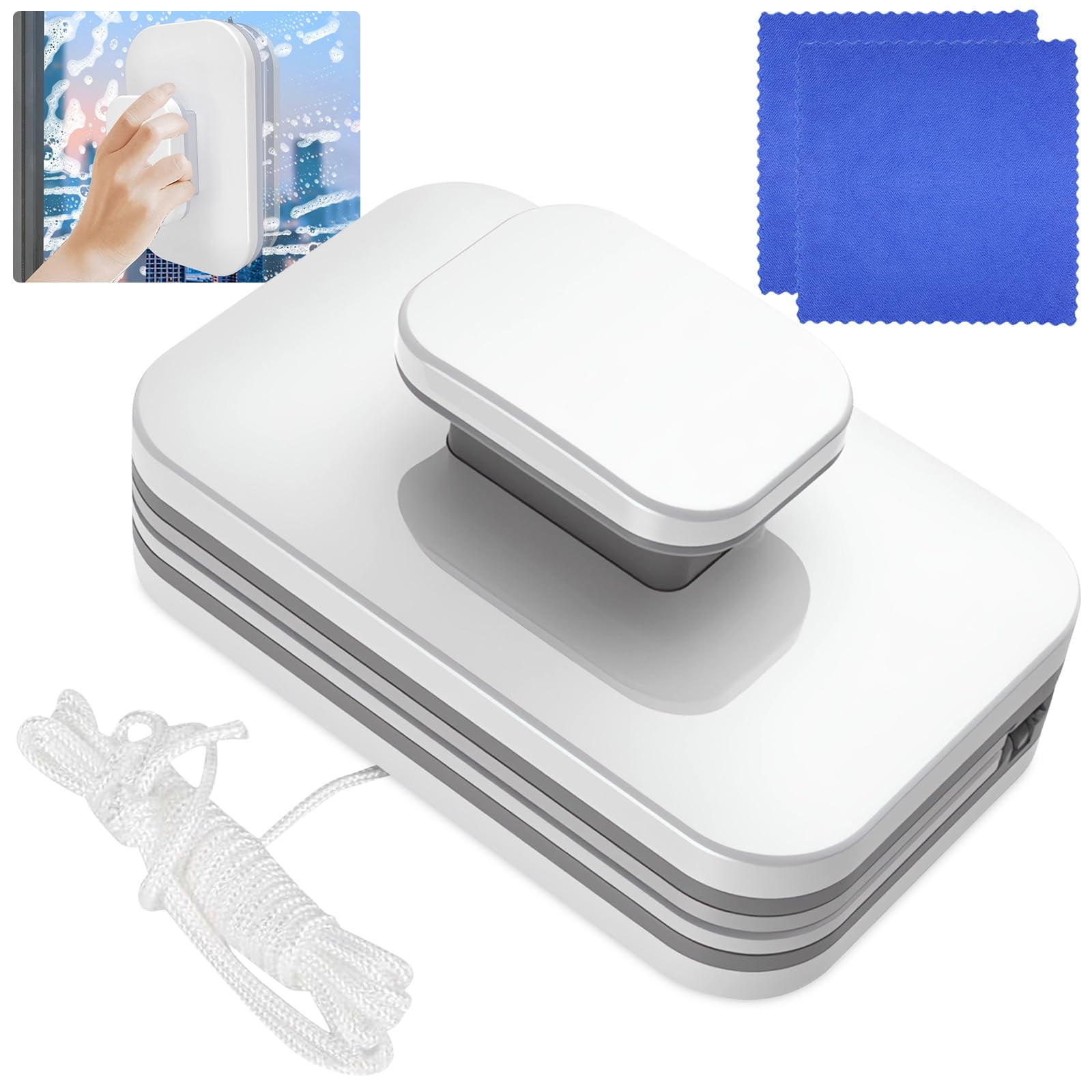 Magnetic Windshield Cleaner Tool,Windshield Magnetic Car Window Cleaner ...