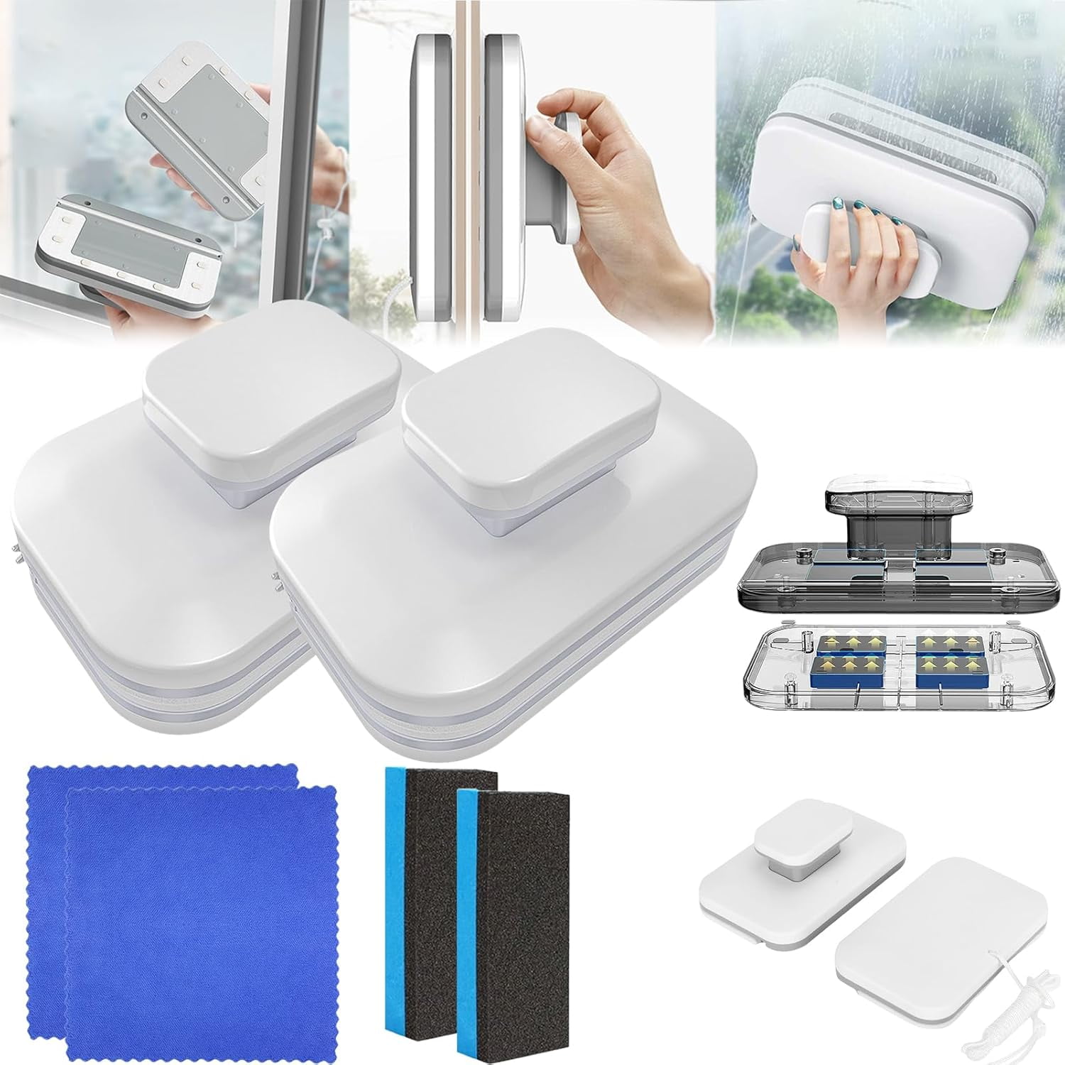 Magnetic Windshield Cleaner,Windshield Magnetic Car Window Cleaner ...