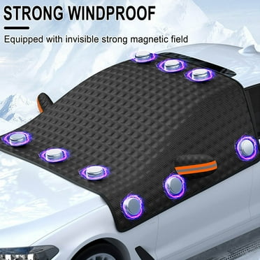 Teflon Coated Magnetic Windshield Cover - Car Ice, Snow, Glass Shield ...