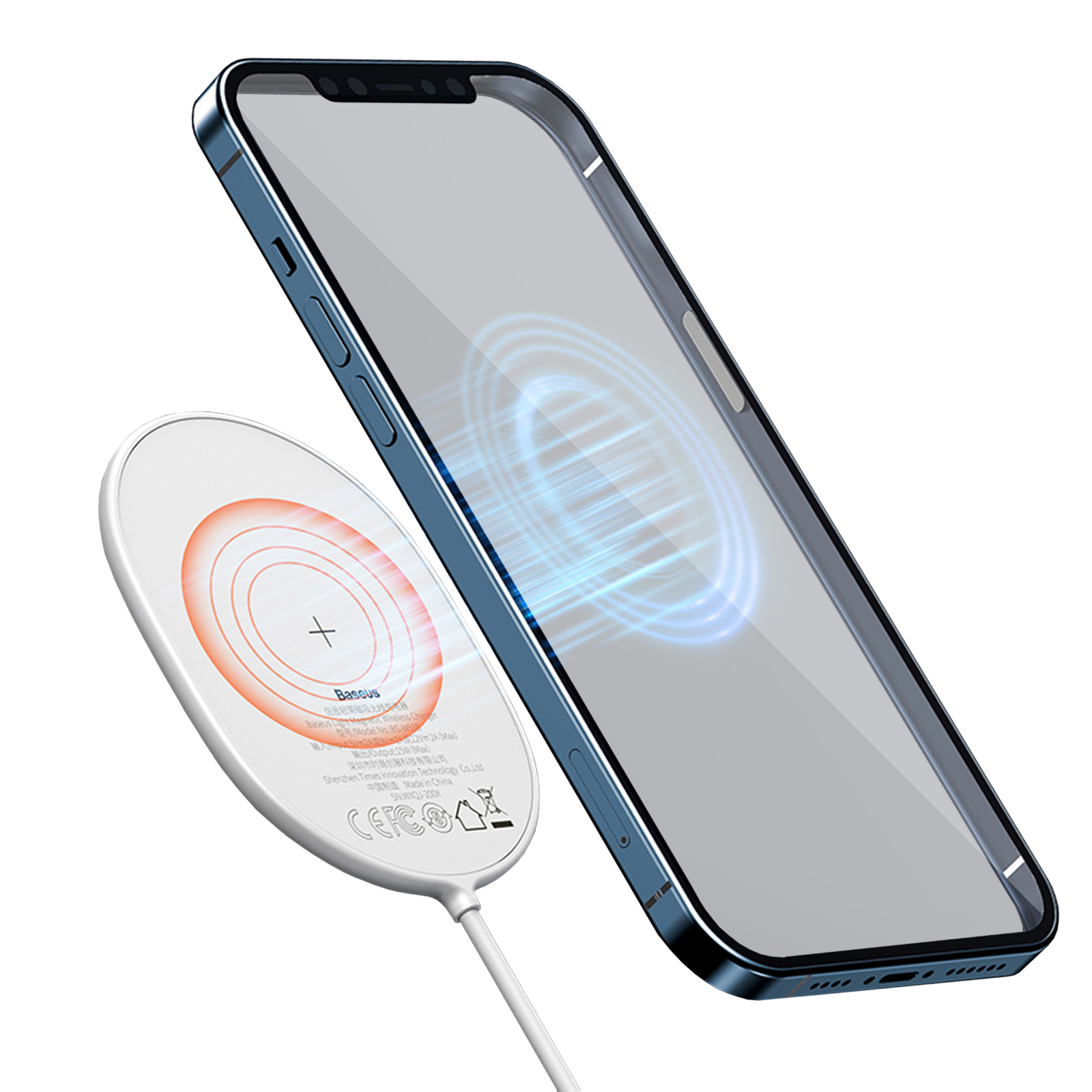 Magnetic Wireless Charger, Fast Wireless Charging Pad, 15W Charger ...