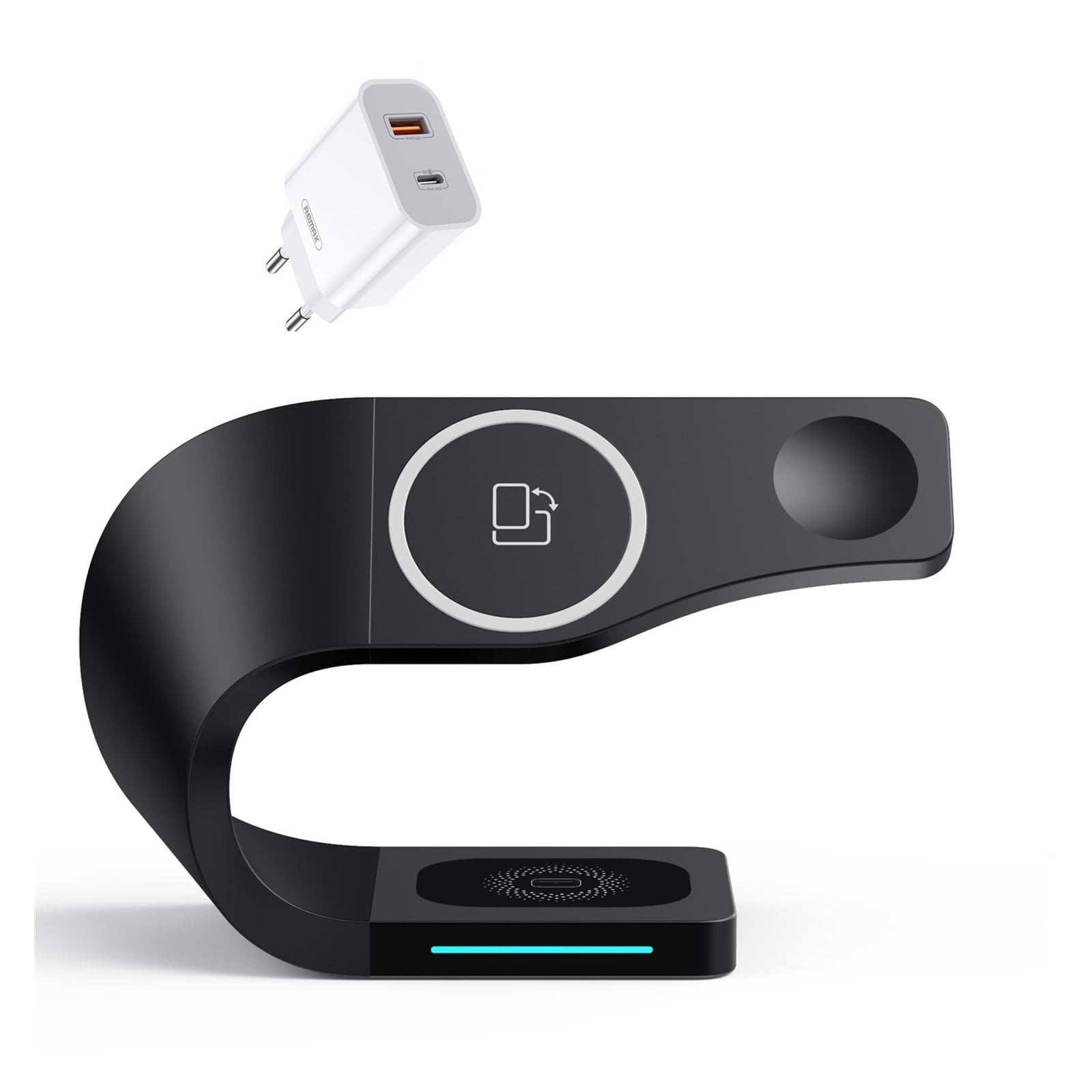 Magnetic Wireless Charger Stand 15W Induction Universal IP14 Quick ...