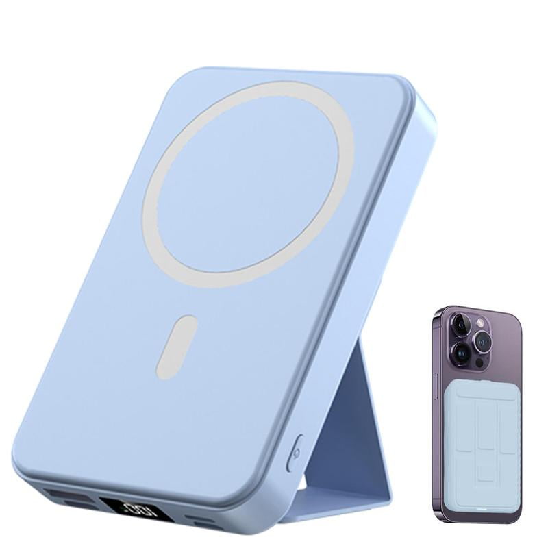 Magnetic Wireless Fast Charging Power Bank, 10000mAh Portable Charger ...