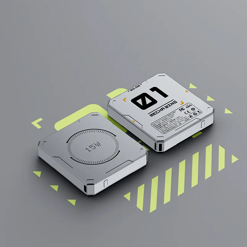 Magnetic Wireless Power Bank 5000mAh PD20W Fast Charging External ...