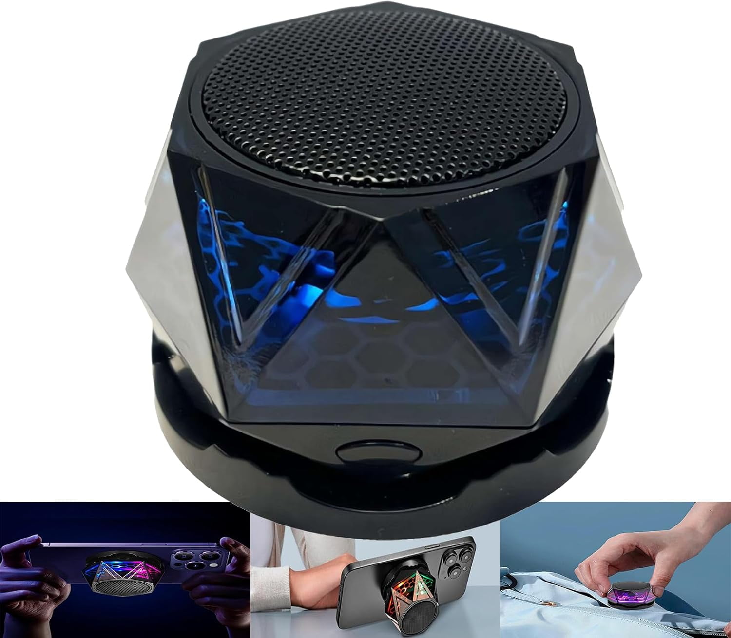 Magnetic Wireless Speaker, Multifunctional Magnetic Bluetooth Speaker ...