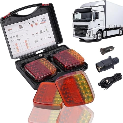 Magnetic Wireless Trailer Lights, Portable Wireless Trucks Tail Light ...