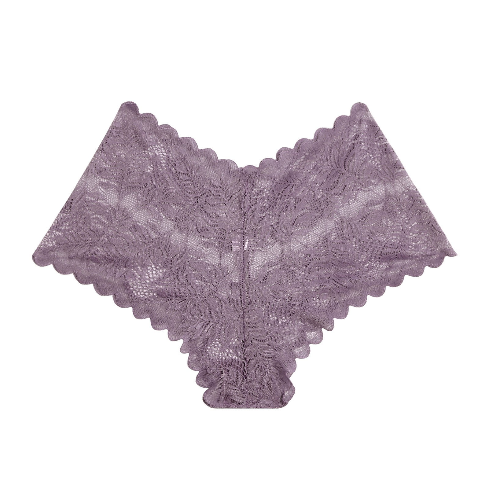 Magnetic Women Thongs High Cut V-Waist Lace Underwear No Show Panties ...