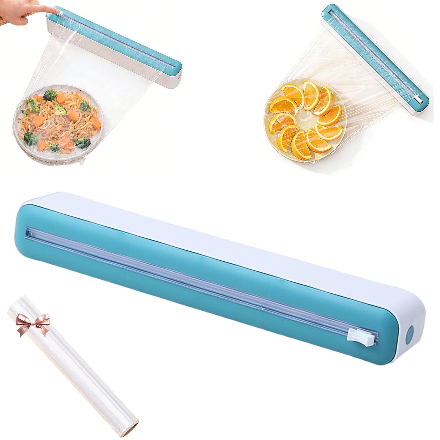 Magnetic Wrap Dispenser, Wall-Mounted Magnetic Plastic Wrap Dispenser ...