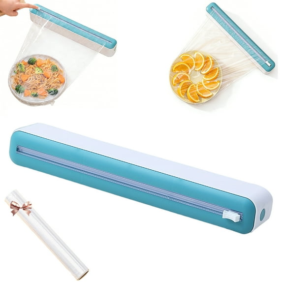 Magnetic Wrap Dispenser, Wall-Mounted Magnetic Plastic Wrap Dispenser ...
