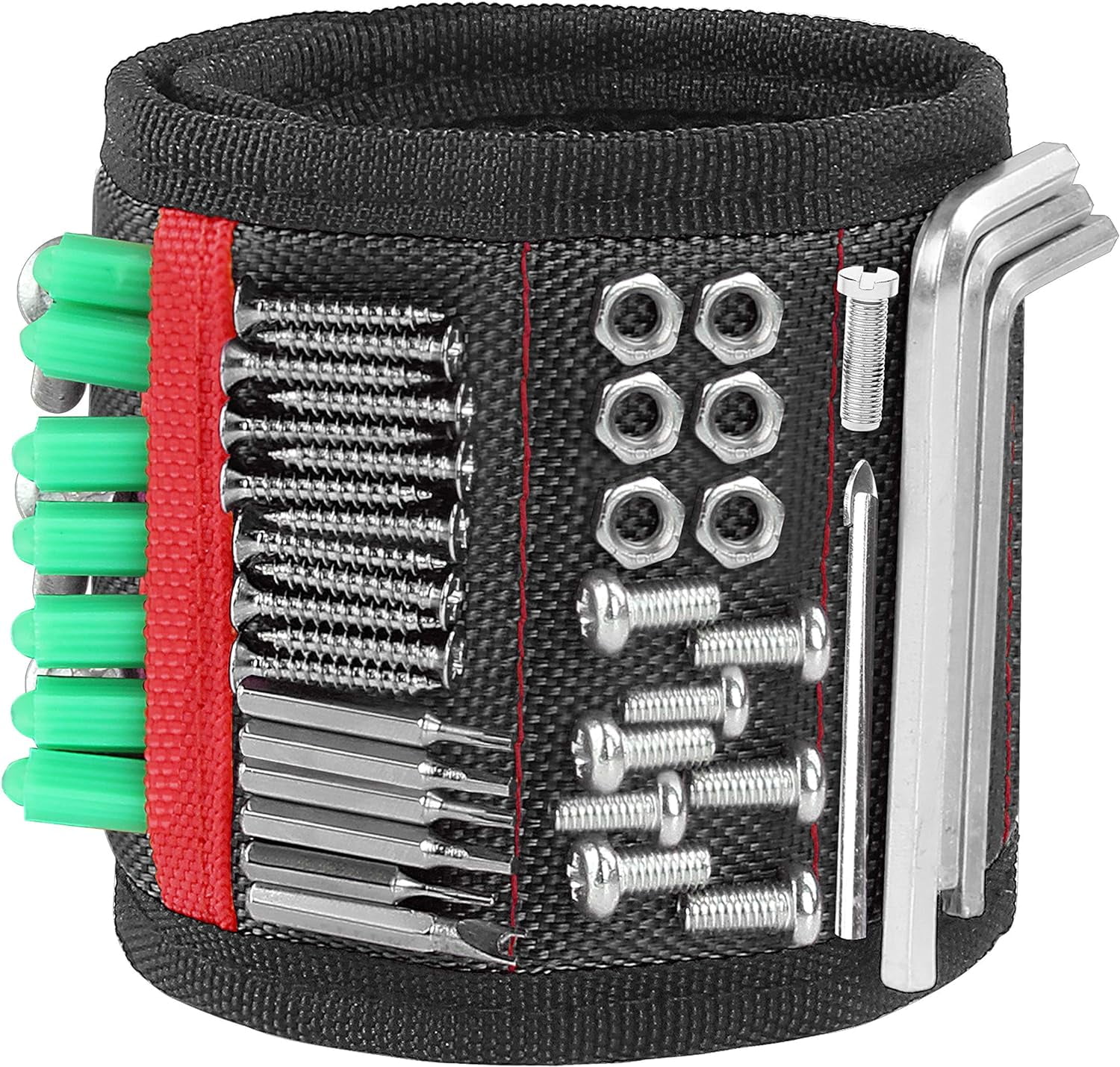 Magnetic Wristband, Tool Belt With 15 Strong Magnets For Holding Screws ...
