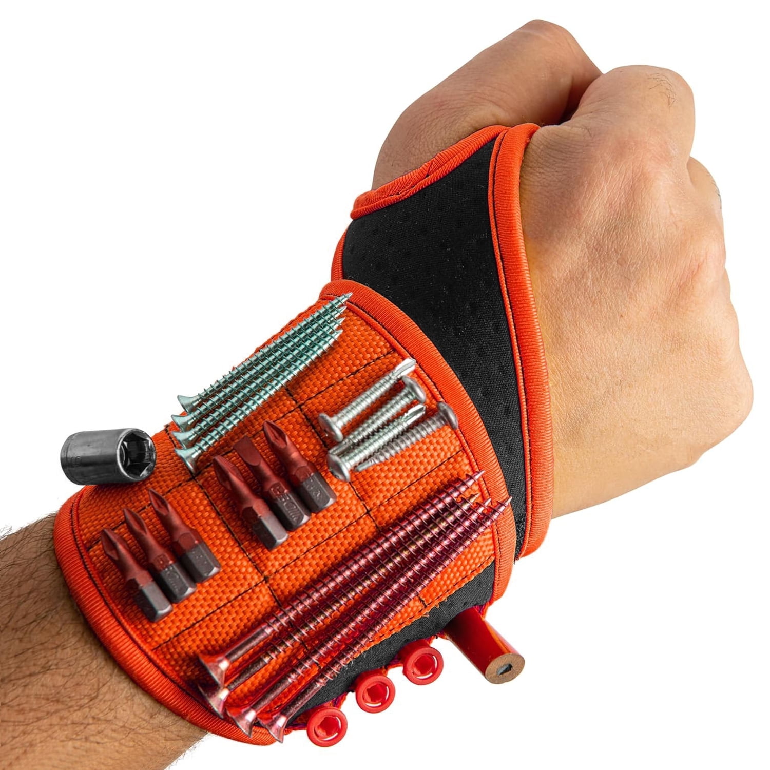 Magnetic Wristband for Tools, Gifts for Dad, with Strong Magnets for ...