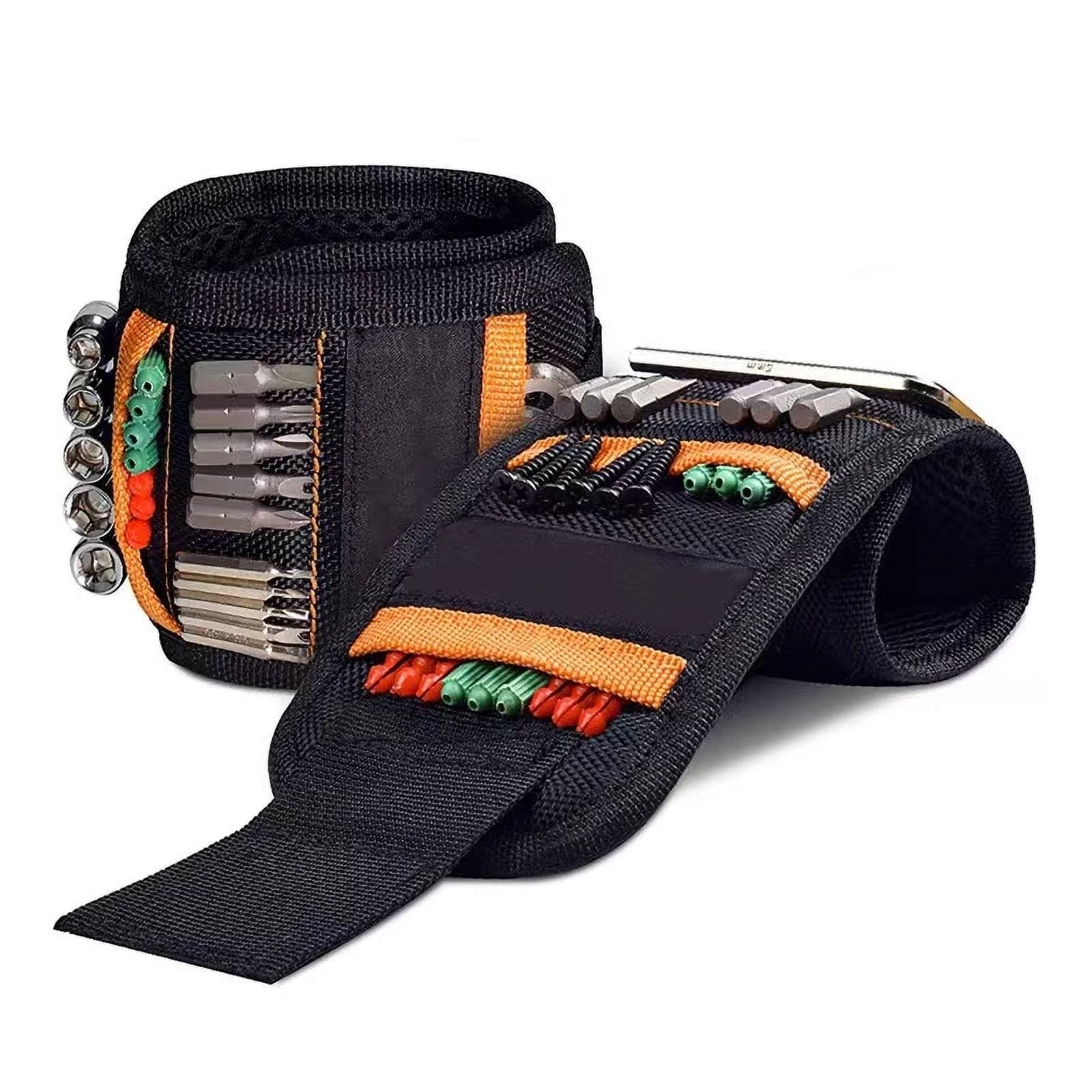 Magnetic Wristband with Pockets Powerful Tool Bag for Screws Repair ...
