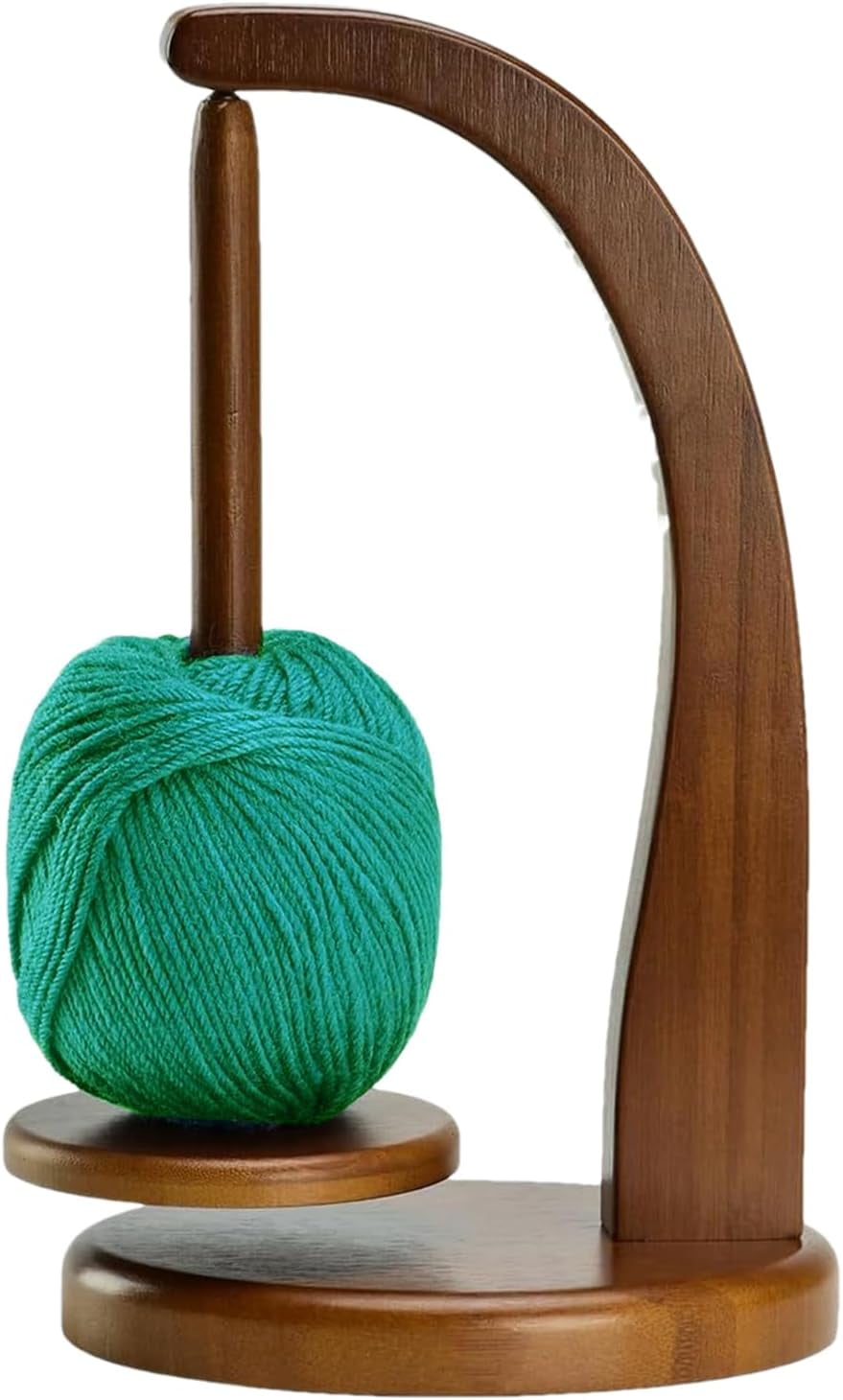 Magnetic Yarn Ball Holder, Wooden Rotating Yarn Ball Stand, 320g ...