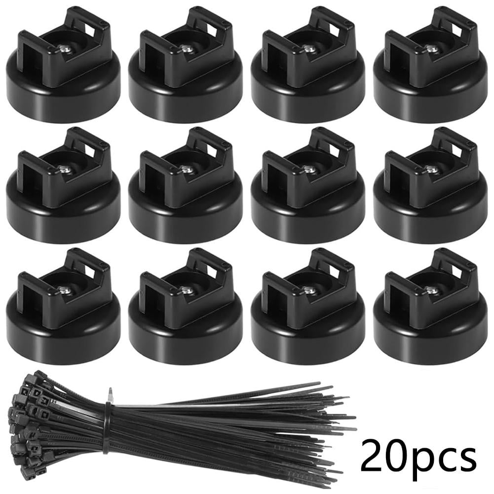 Magnetic Zip Tie Mount Kit – Heavy Duty Magnetic Zip Tie Holders for ...