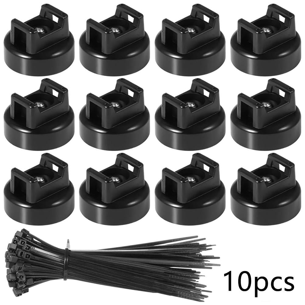 Magnetic Zip Tie Mount Kit – Heavy Duty Magnetic Zip Tie Holders for ...