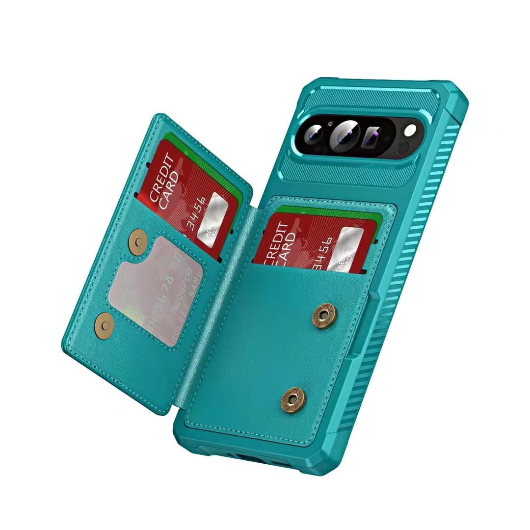 Magnetic card Solt wallet phone leather case for Google Pixel 9 Pro XL ...