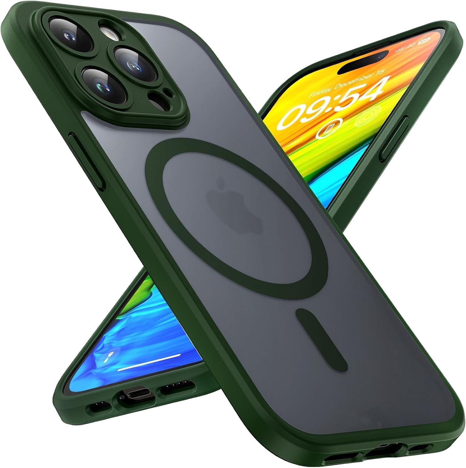 Magnetic case for iPhone 14 Pro, upgraded full camera protection ...