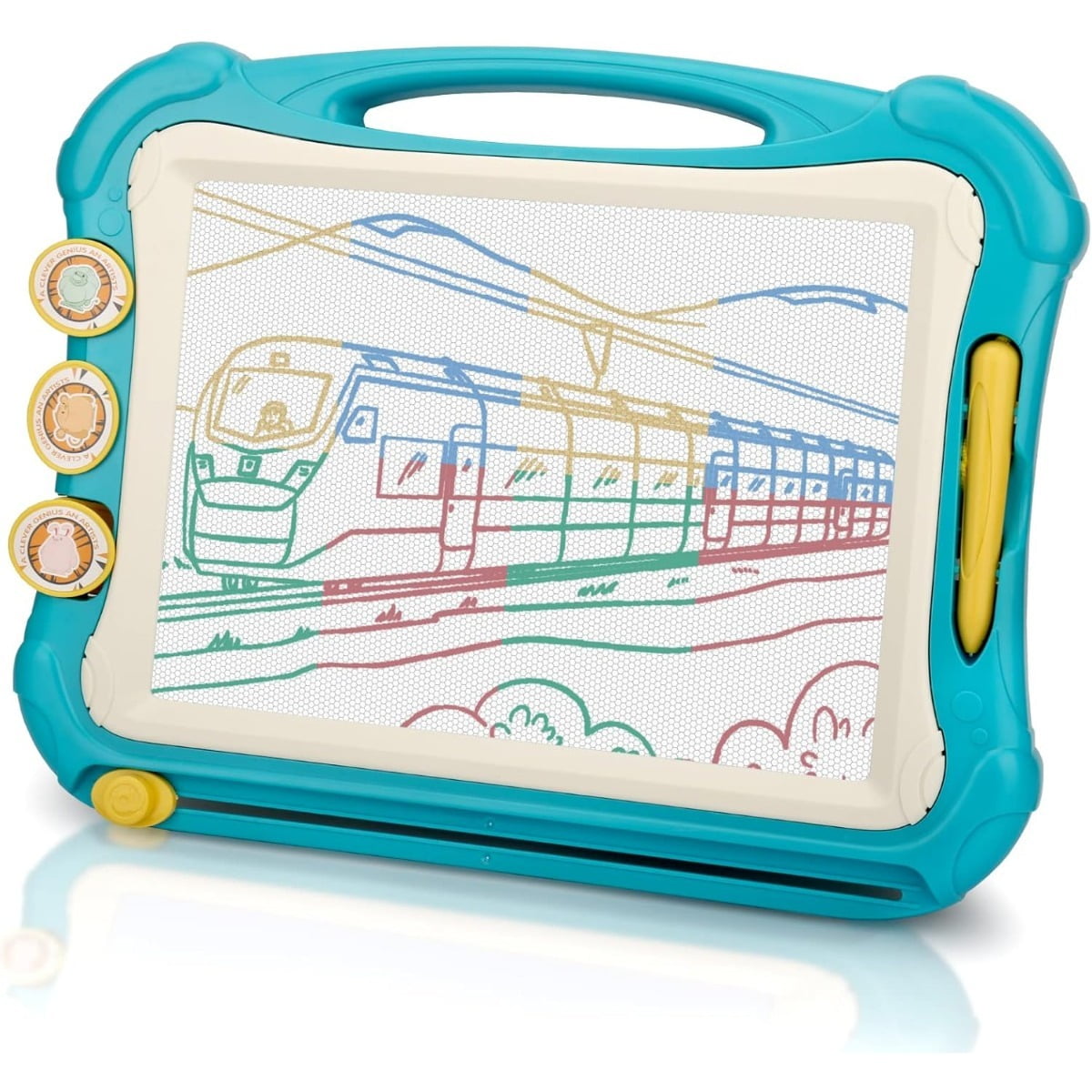 Soft Magnetic drawing board, large colored etched magnet sketch ...