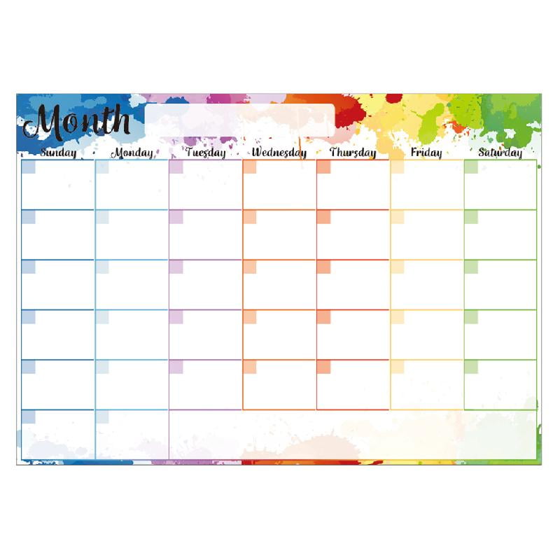 Magnetic for Creative Soft Whiteboard for Monthly/Weekly Calendar ...