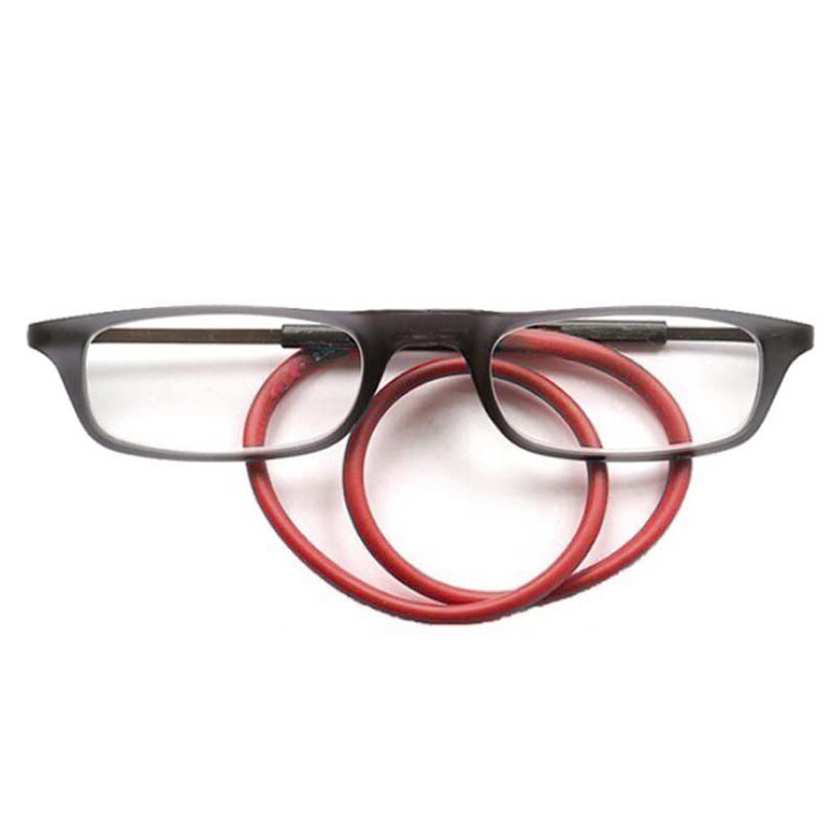 Magnetic hanging neck reading glasses Portable Unisex magnet reading ...