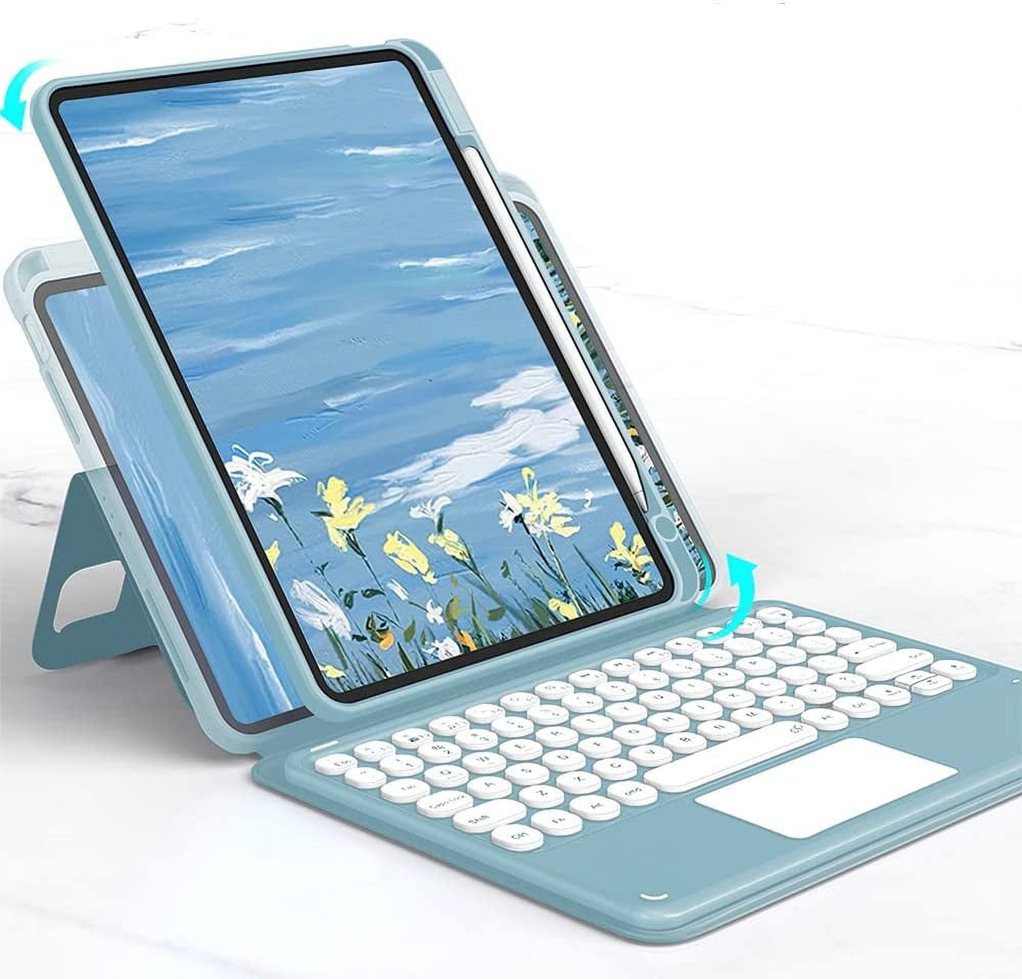 Magnetic iPad 10th Generation 2022 Keyboard Case with Touchpad Cute ...