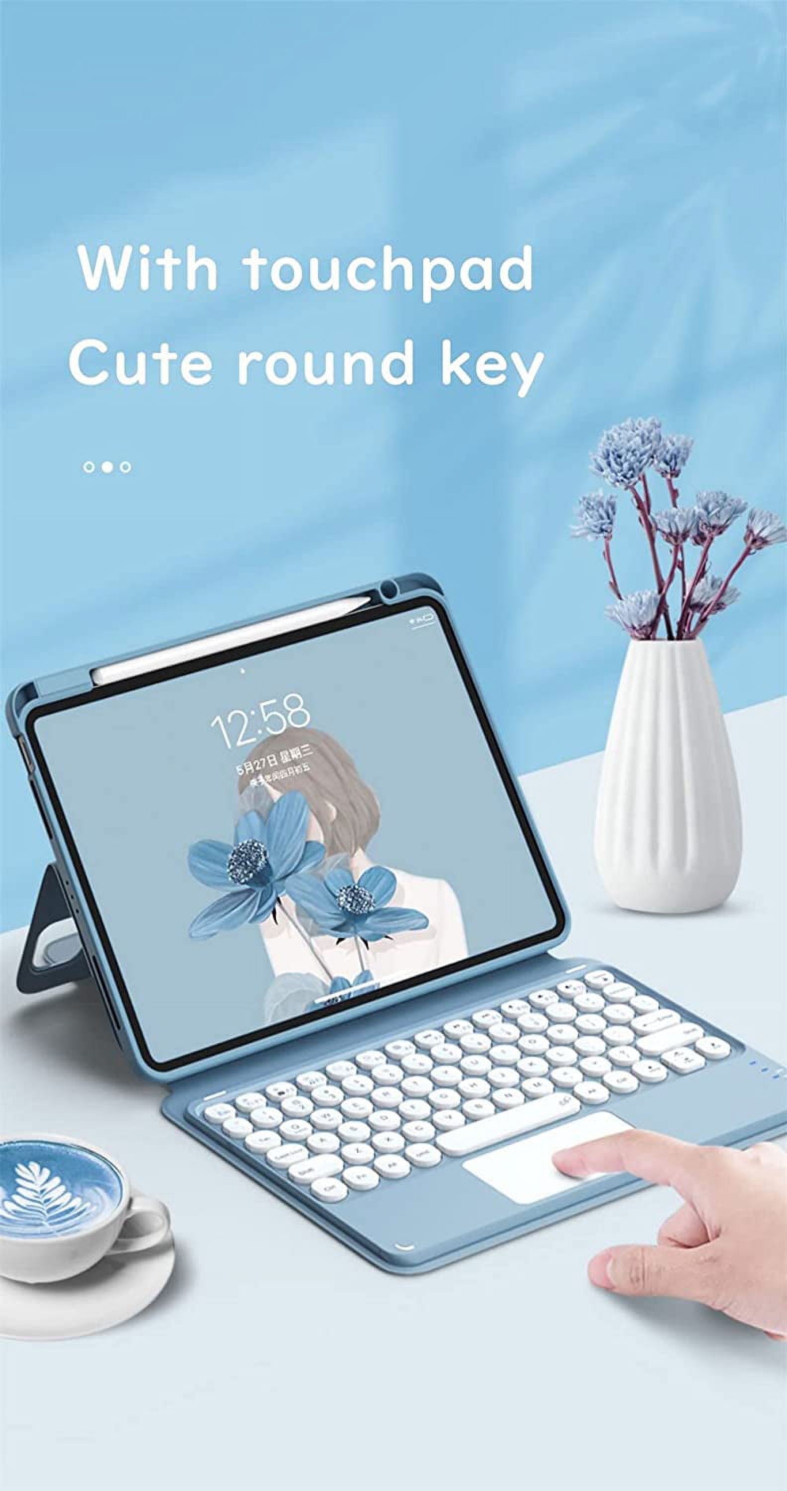 Magnetic iPad 10th Generation 2022 Keyboard Case with Touchpad Cute ...