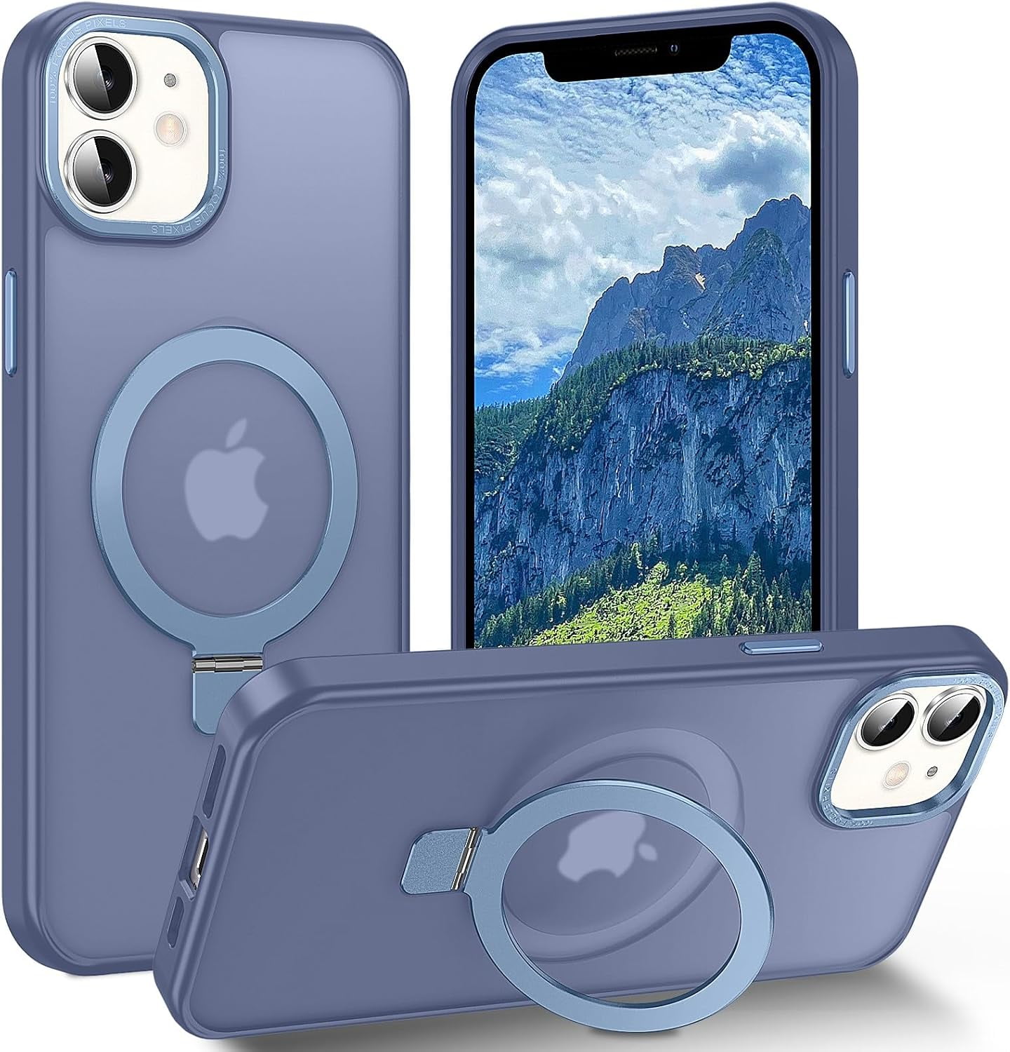 Magnetic for iPhone 11 Case with Ring Stand, [10 FT Drop Protection ...