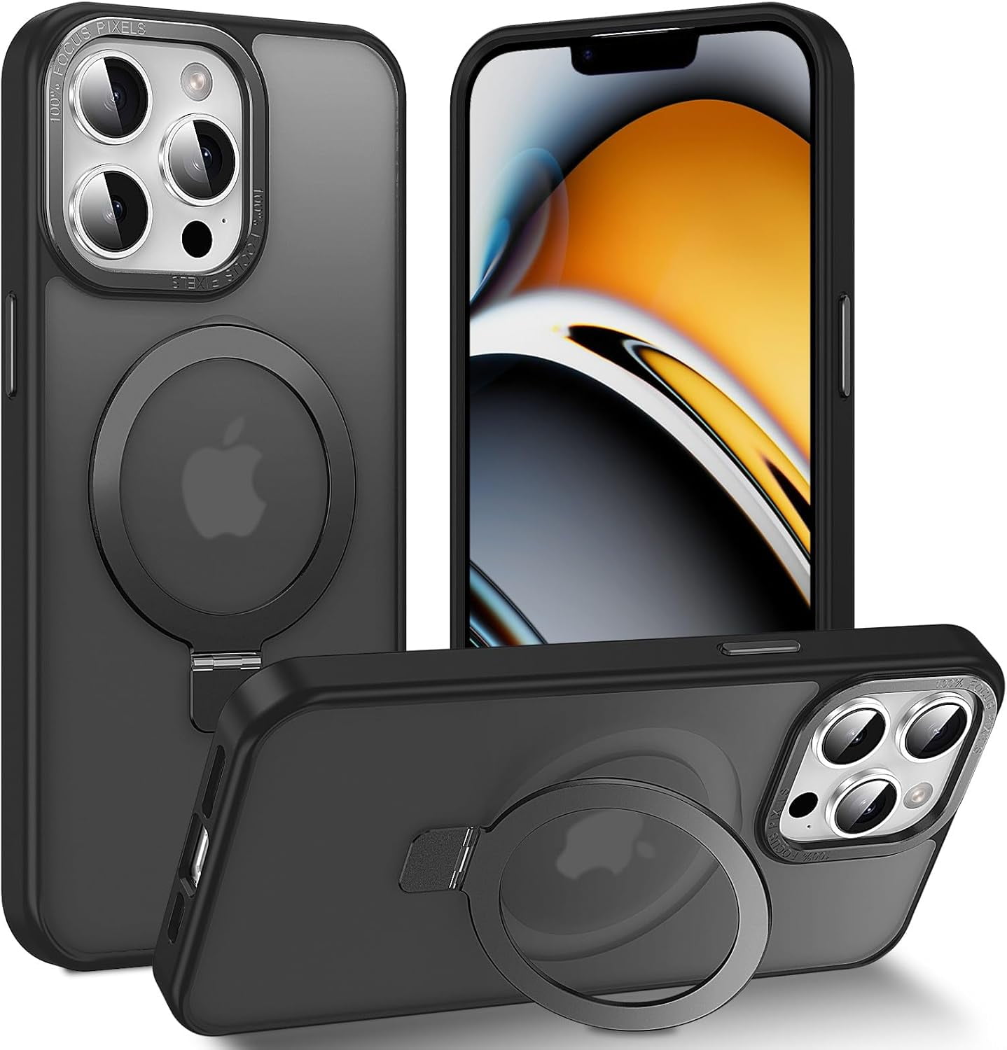 Magnetic for iPhone 13 Pro Case with Ring Stand, [10 FT Drop Protection ...