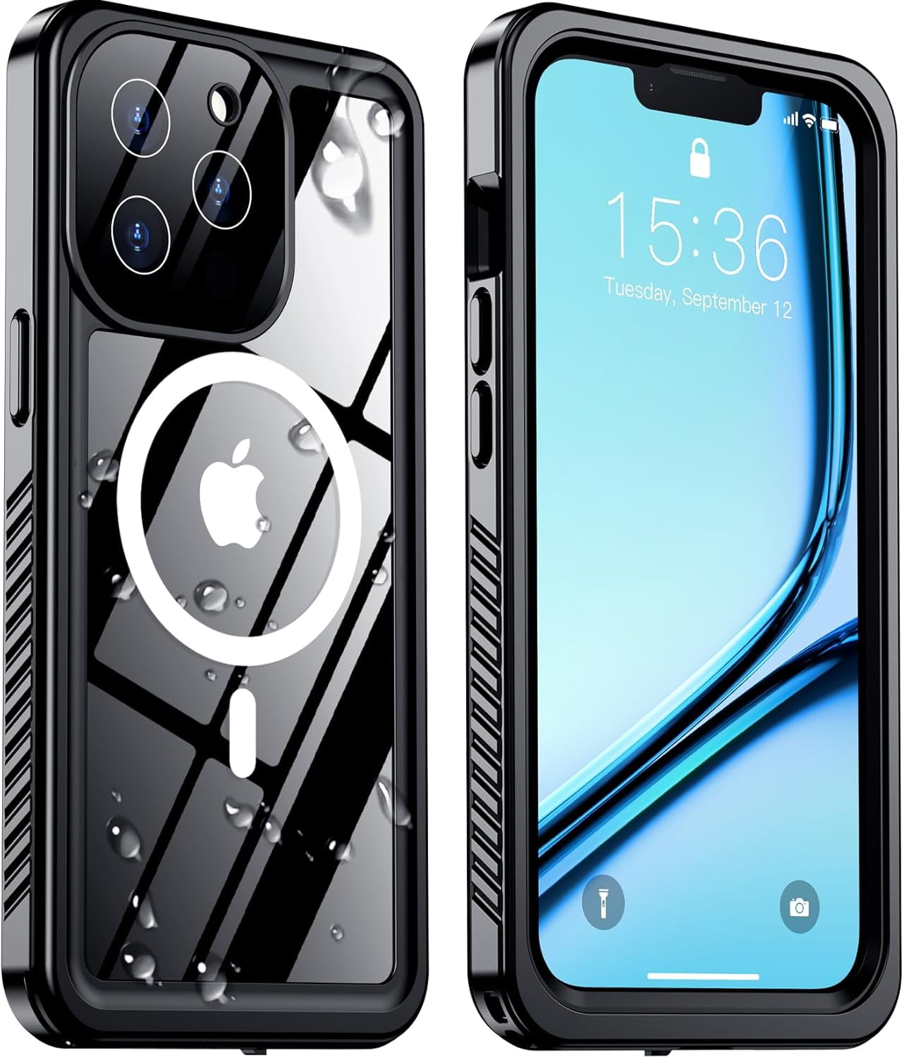 Magnetic for iPhone 13 Pro Case Waterproof, Built-in Screen Protector ...