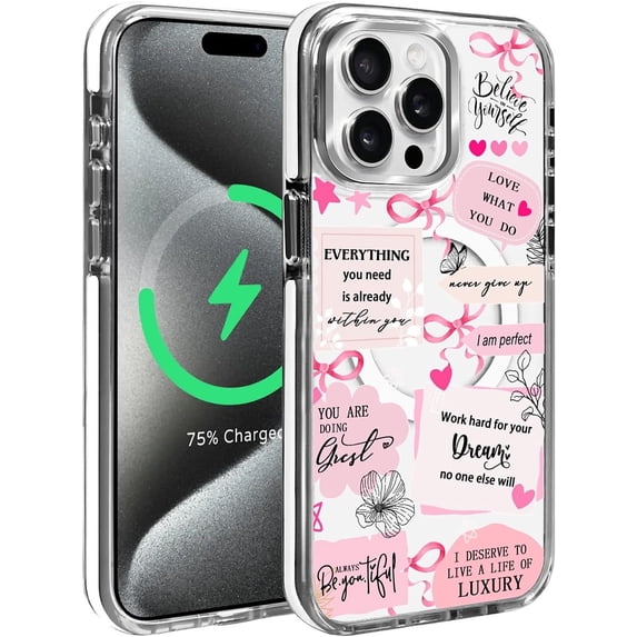 Magnetic for iPhone 14 Pro Max Case, Compatible with MagSafe, Wireless ...