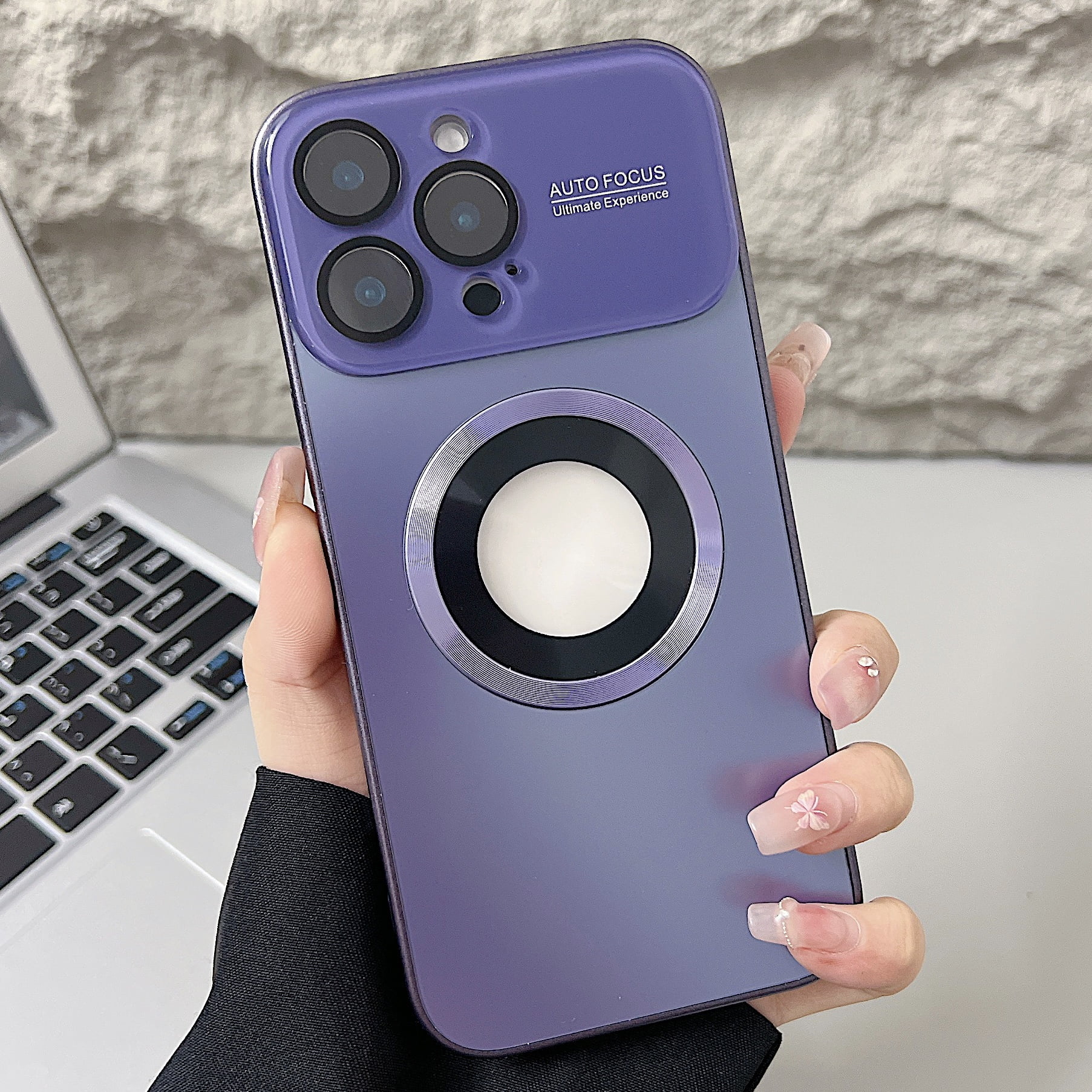Magnetic for iPhone 15 Pro Case, Compatible with MagSafe, Camera Lens ...