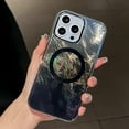 Magnetic for iPhone 15 Pro Case with Glitter Laser Back [Compatible ...