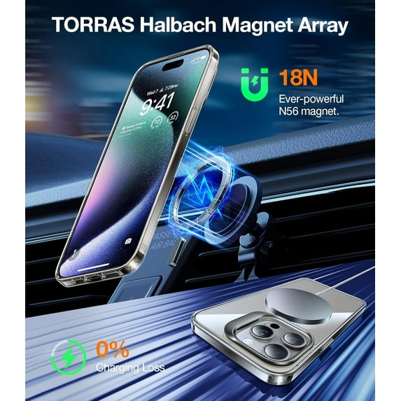 Magnetic for iPhone 15 Pro Max Case [Anti-Yellowing][Compatible with ...