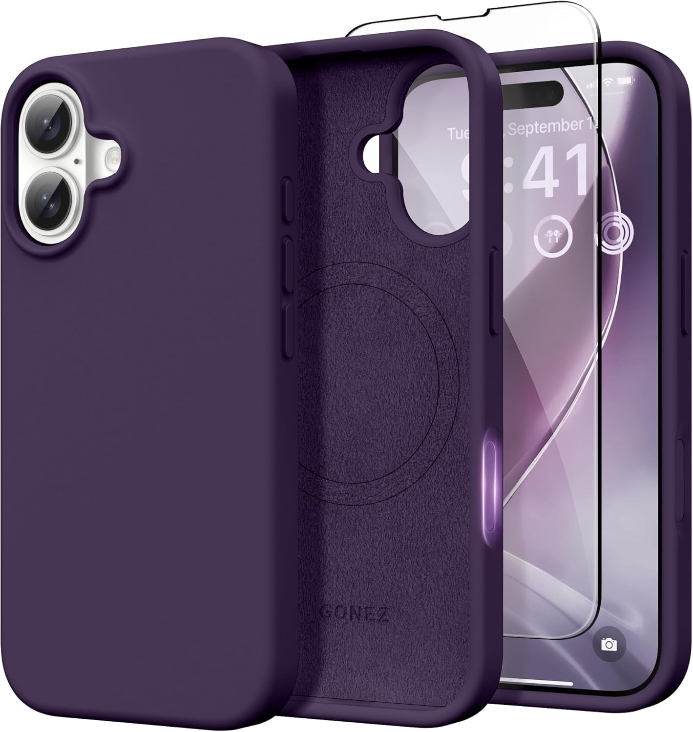 Magnetic for iPhone 16 Case, [Compatible with MagSafe] Anti-Scratch ...