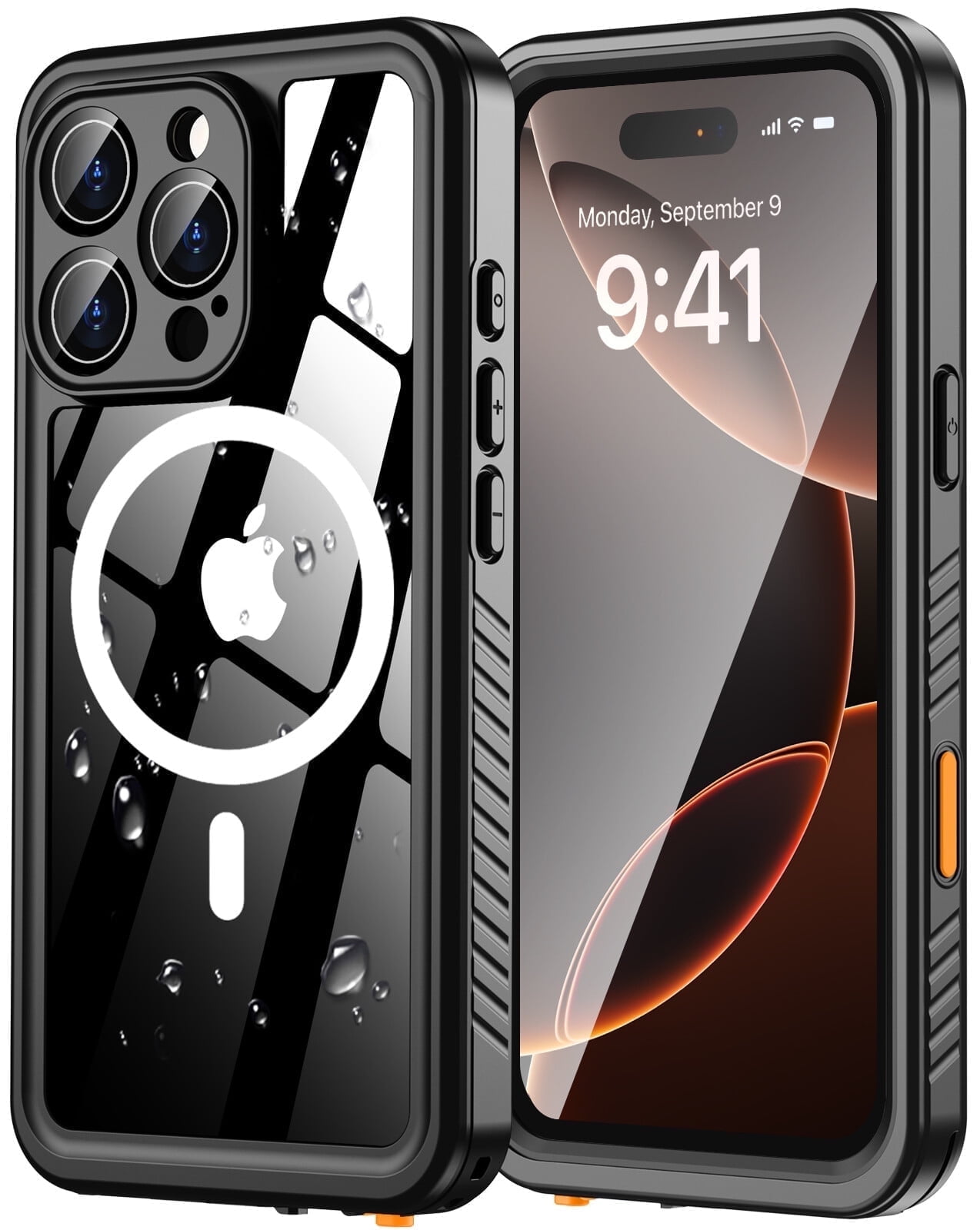 Oneagle Waterproof MagSafe iPhone 16 Pro Max Case with Built-in Screen ...