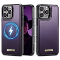 Magnetic For iPhone 16 Pro Max Phone Case,Anti-Scratch Retro PU Leather ...