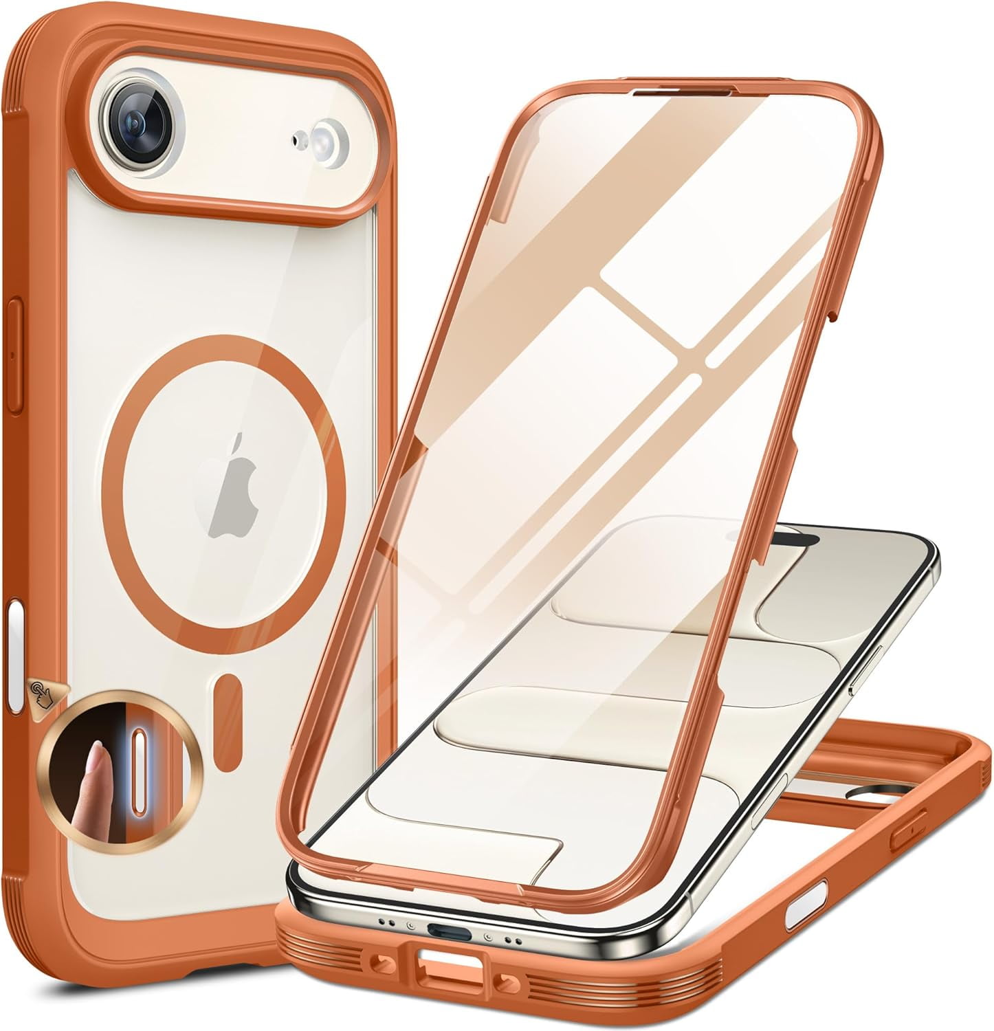 Magnetic for iPhone Air Case 6.5" [Compatible with MagSafe] Full-Body ...