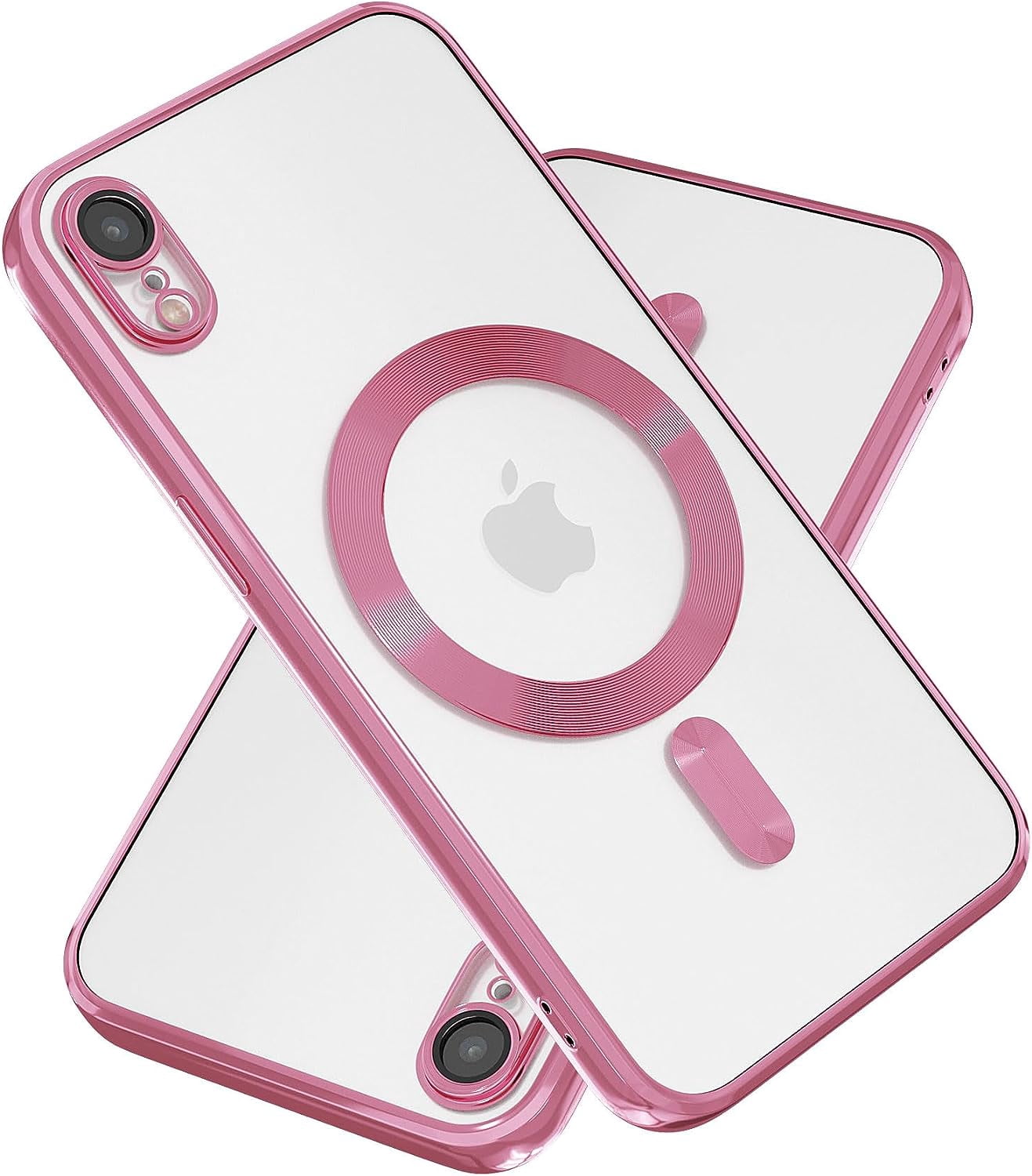 Magnetic for iPhone XR Case,Electroplated Clear Slim iPhone XR Phone ...