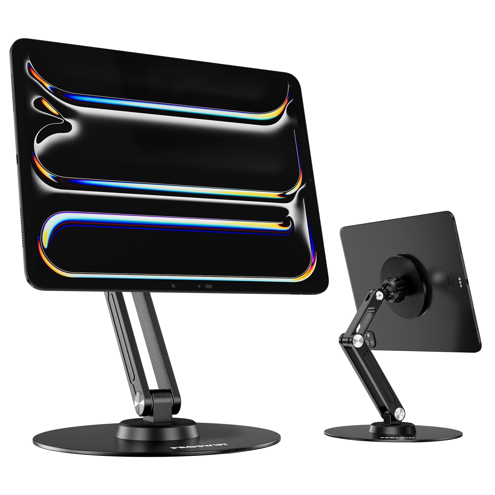 Magnetic ipad Stand, Foldable Aluminum Alloy Tablet Stand for Desk ...