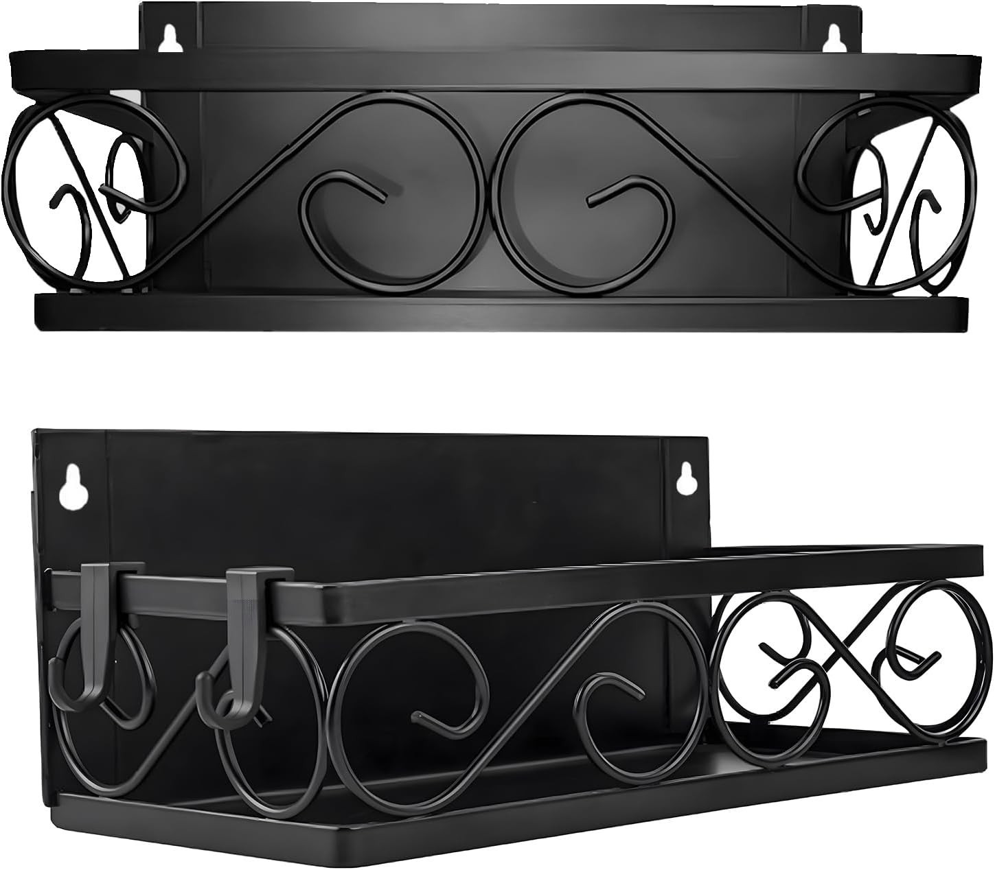 Magnetic spice Rack, Stronger Magnet with Wall Mount Option. 4 Pack of ...