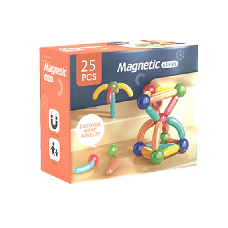 Magnetic toy set, boys' and girls' toys, puzzle game magnet ...