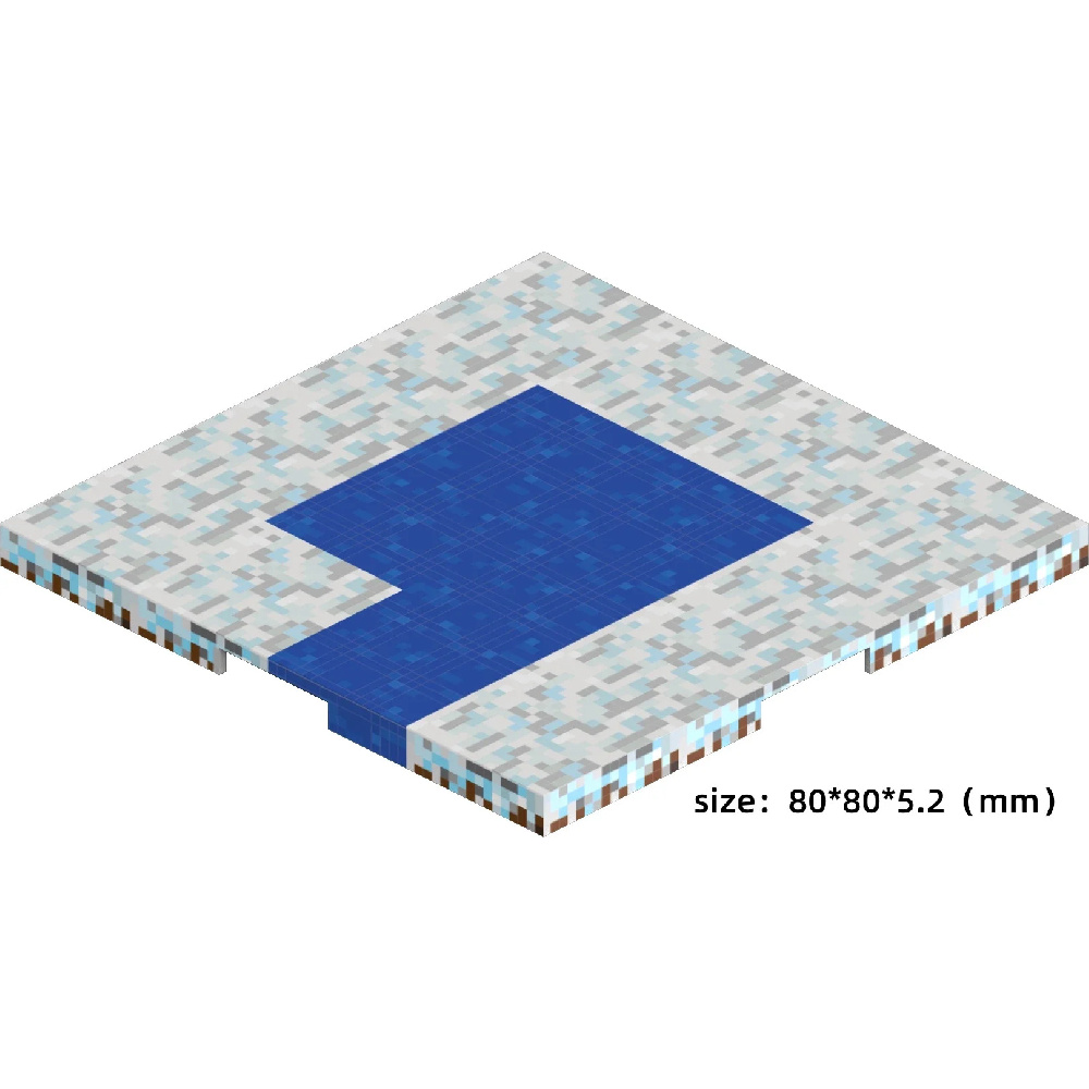 Magnetic world Magnetic base plate Building block magnetic block ...