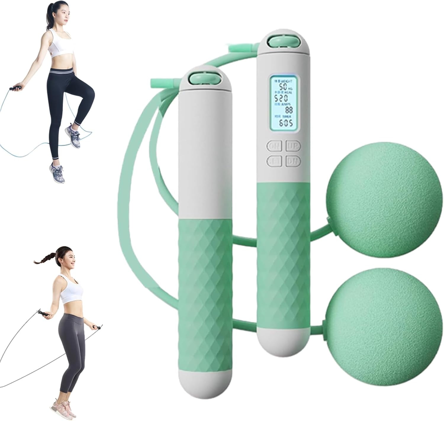 Magnetically Counting Jump Rope, Cordless Jump Rope, Weighted Ropeless ... Magnetically Counting Jump Rope, Cordless Jump Rope, Weighted Ropeless ...