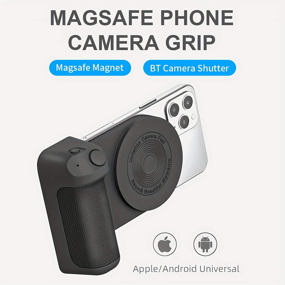 Magnetically Mobile Phone Shooting Handle, Compact and Portable for ...