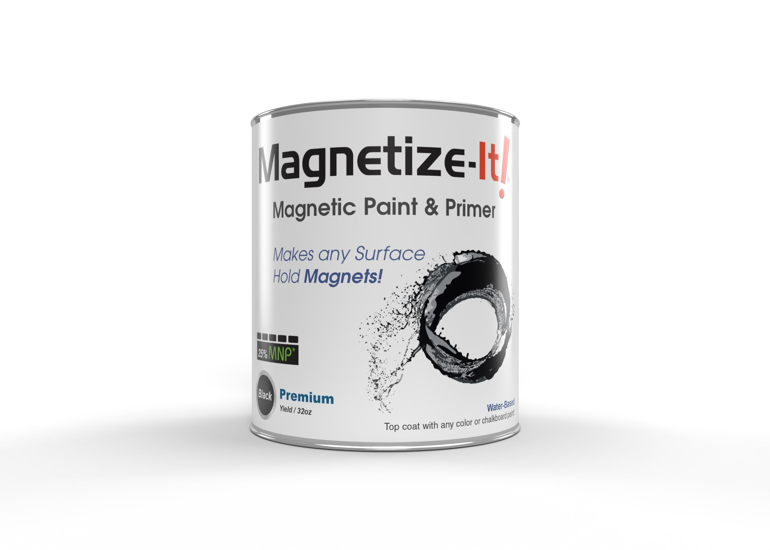 Magnetize-It! Magnetic Paint Primer (Water Based) – Premium Yield 32 oz ...