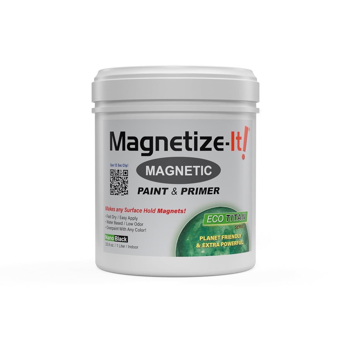 Magnetize-It! Magnetic Paint & Primer, (water-based) - "ECO TITAN ...