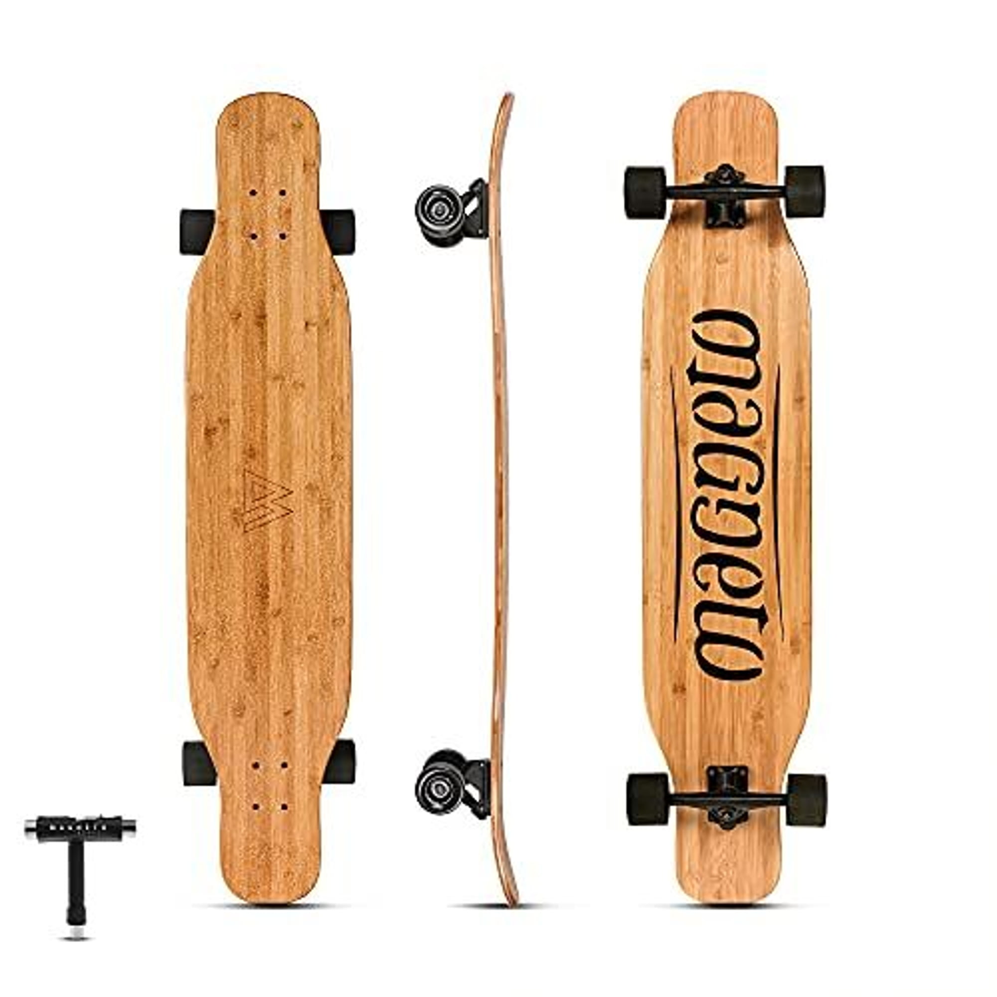 Magneto Dancer Longboard Skateboard - Smooth Carbon Fiber Cruiser Board ...