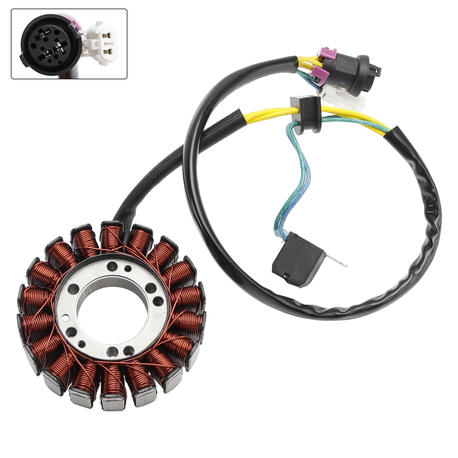 Magneto Stator Generator 93mm For Linhai 27450 400 ATV Carb Quad Parts ...